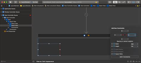 stack layout with interface builder by sorin dolha swift sections