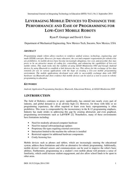 leveraging mobile devices to enhance the performance and ease of