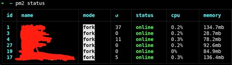 Pm Status Dosen T Show Process Id Issue Unitech Pm GitHub