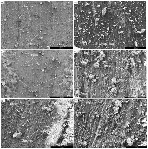 Sem Micrograph Of The Worn Surface Of A B Mgþ5grþ10sic C D