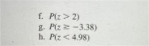 Solved 766 Let Z Denote A Random Variable That Has A