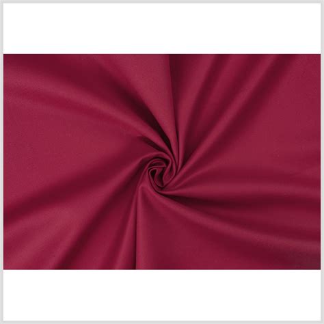 Crimson Stretch Cotton Sateen - Web Archived