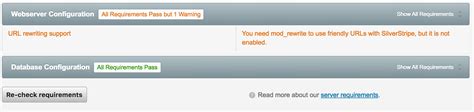 Apache When Installing A New Silverstripe Project Modrewrite Is