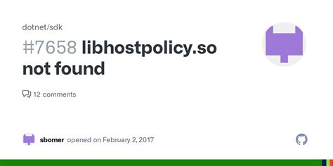 libhostpolicy so not found · issue 7658 · dotnet sdk · github