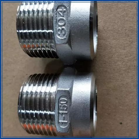 Stainless Steel 304 316 Hexagon Welding Nipple Cast Welding Pipe Adapter Fitting WN Welding