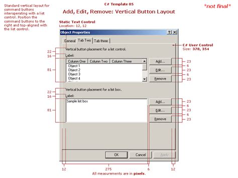 Layout Specifications Windows Forms Microsoft Learn