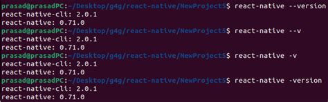 How To Check The Version Of React Native Geeksforgeeks