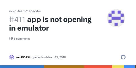 App Is Not Opening In Emulator Issue Ionic Team Capacitor GitHub
