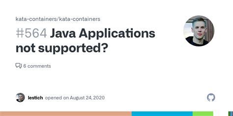 java applications not supported · issue 564 · kata containers kata containers · github