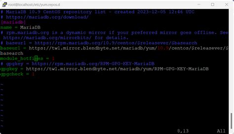 리눅스 Mariadb 원하는 버전으로 설치 하기 엔지니어의 기록