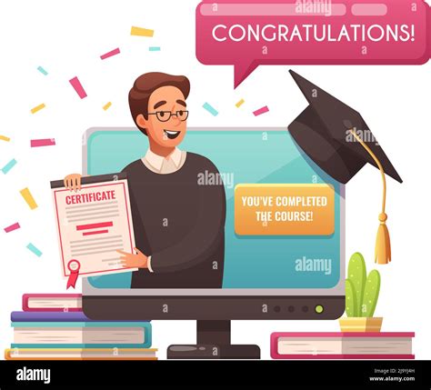 Completing The Course Stock Vector Images Alamy