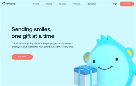 snappy website is a web design inspiration