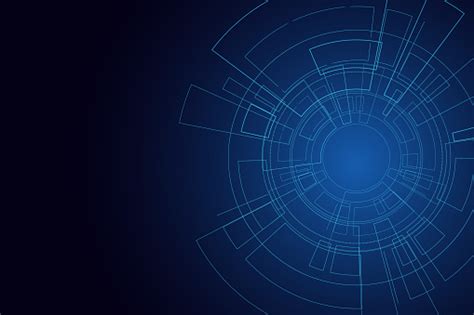 공상 과학 미래 사용자 인터페이스 Hud 기술 추상적 배경 벡터 일러스트 0명에 대한 스톡 벡터 아트 및 기타 이미지 0명