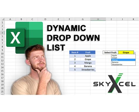 How To Create A Dynamic Drop Down List In Excel