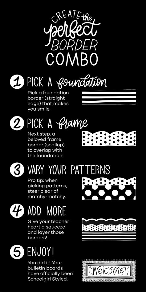 Steps To Create The Perfect Border Combo Artofit