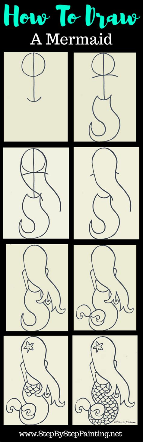 Draw A Mermaid Step By Step – Warehouse of Ideas