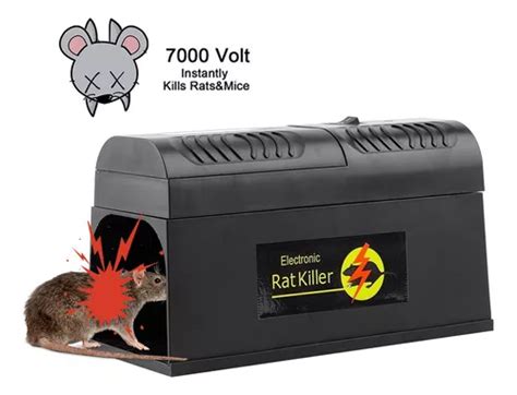Asesino De Ratones Eléctrico Con Trampa Para Ratas Inteligen Mercadolibre