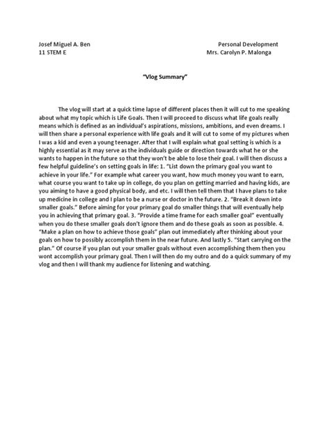 Perdev Summary Pdf Goal Behavioural Sciences