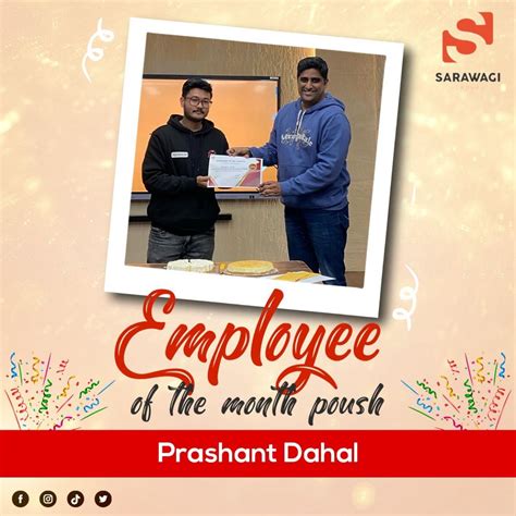 sarawagi group on linkedin employeeofthemonth sarawagistars