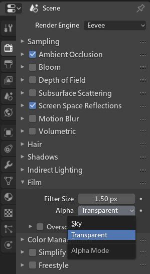Rendering Can Blender Render Pngs With The Background Transparent Blender Stack Exchange
