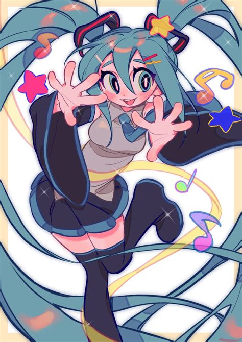 Kerberos Kerbe Hatsune Miku Vocaloid Absurdres Highres 1girl 3 Aqua Eyes Aqua Hair