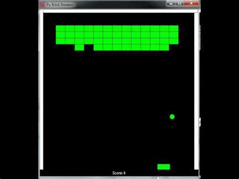 Pybrickbreaker A Python Tkinter Brick Breaker Game Youtube