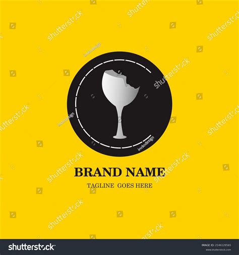 Broken Glass Logo Style Design Stock Illustration 2146129565 Shutterstock