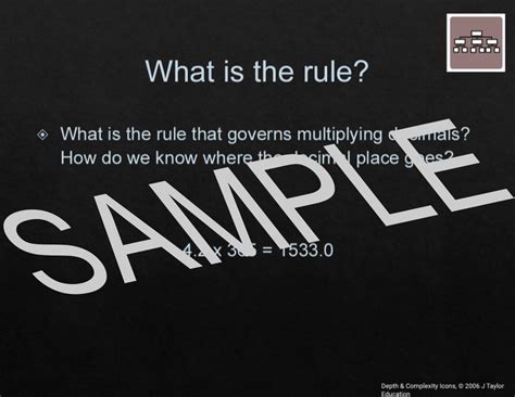 Math Activity Multiplying Decimals 6th 8th Grade The Center For