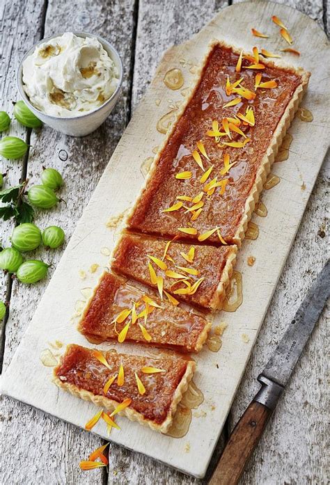 A Treacle Tart And Gooseberry Cream Photograph By Clive Streeter Fine Art America
