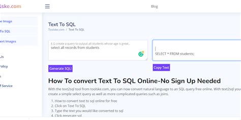 Text To Sql Convert Natural Language To Sql Queries Product Hunt
