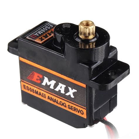 Emax Es08ma Ii 12g Micro Metal Gear Pwm Reverse Analog Servo For Rc