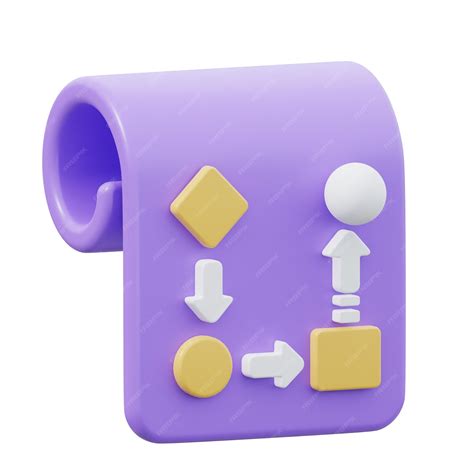 Premium Photo 3d Workflow Isolated Icon Illustration Render