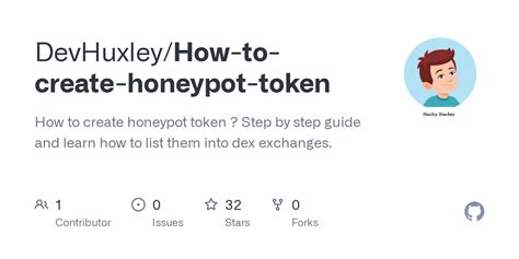 Github Devhuxleyhow To Create Honeypot Token How To Create Honeypot Token Step By Step