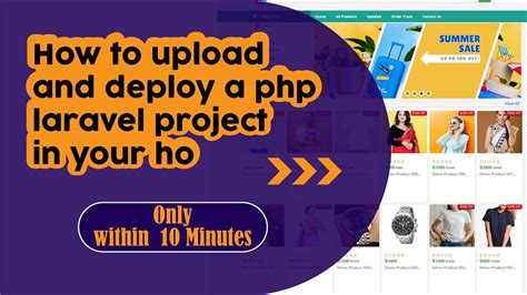 How To Upload And Deploy A Laravel Project In Hosting Youtube