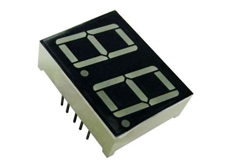 Display 7 Segmentos 2 Digitos Catodo Comun Rojo