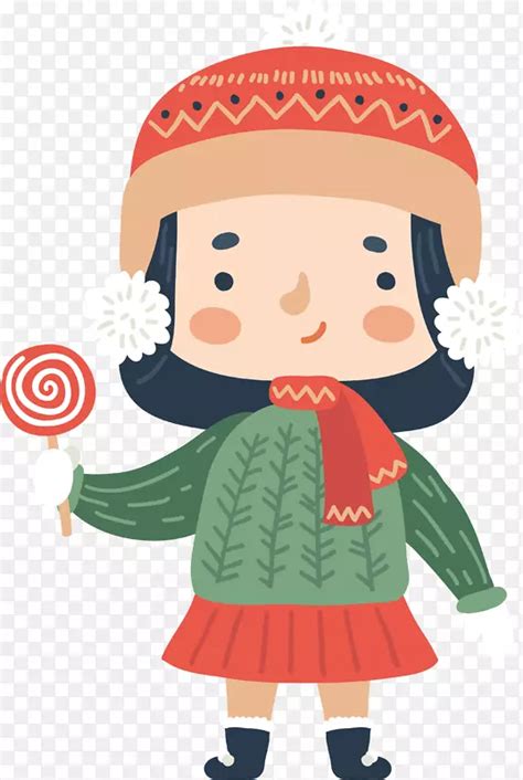 手绘可爱呆萌女孩子png图片素材下载图片编号7257751 Png素材网