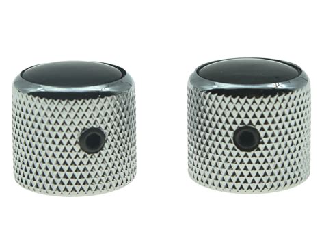 Knobs Musical Dopro 2pcs Black Tele Telecaster Abalone Top Guitar Dome Knobs Bass Knobs With Set