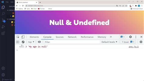 014 Null Va Undefined Javascript Darslari Ozbek Tilida Youtube