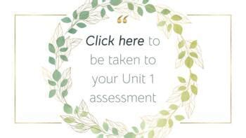 Unit Conflict Plot Setting Unit Assessment SLIDE DECK TPT