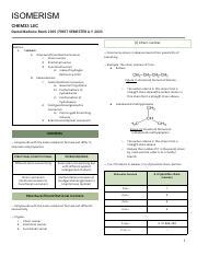 Understanding Isomerism In Chemistry Types And Examples Course Hero