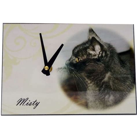 Personalised Rectangle Metal Clock Great Gift Misty UK