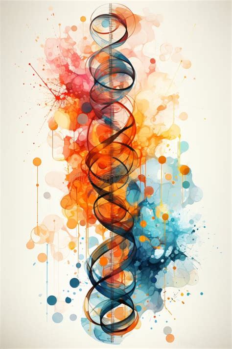 Abstract Colorful Background With Circles Of Color Helix Stock Illustration Illustration Of