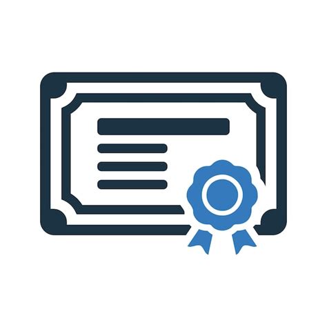 Premium Vector Certificate Diploma Icon Simple Editable Vector Design Isolated On A White