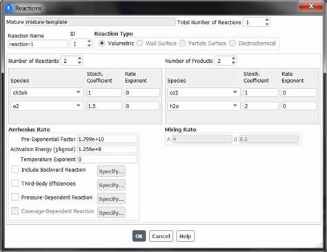 How To Define Reactions In ANSYS Fluent ResearchGate