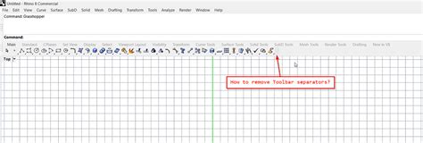 How To Remove Toolbar Separators In Rhino 8 Rhino For Windows McNeel Forum
