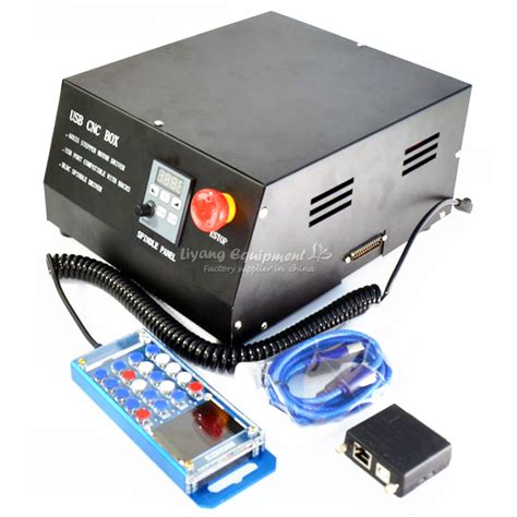 DC Brushless Spindle Drive 4axis CNC Control Box MACH3 Parallet Port Cnc Controller