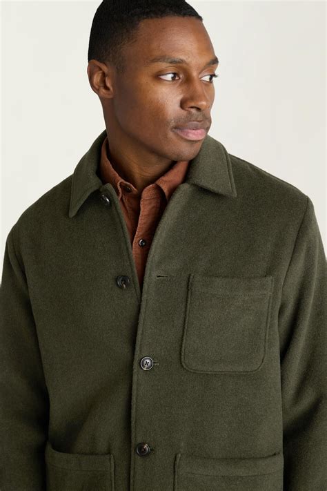 Mens Wool Chore Jacket By Bonobos Cashmere Blend Luxe Workwear Bonobos