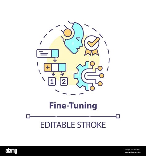 Ai Fine Tuning Multi Color Concept Icon Stock Vector Image And Art Alamy