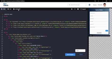 Video How I Built A Button Maker With Html Css Bootstrap Vineeth