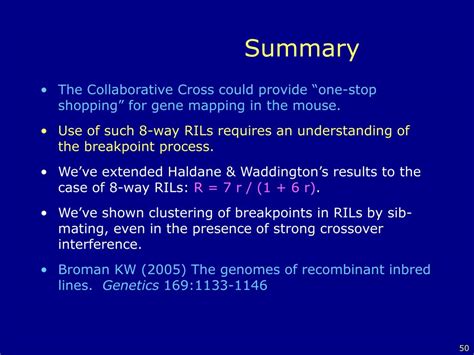 Ppt The Genomes Of Recombinant Inbred Lines Powerpoint Presentation